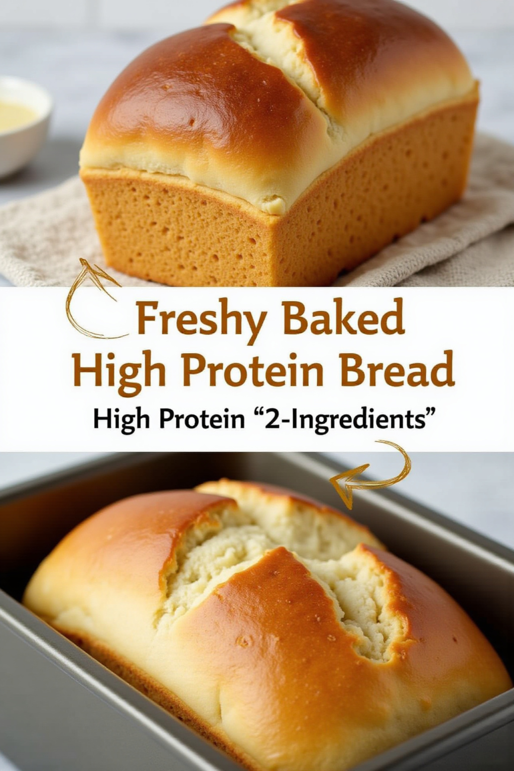 Effortless High Protein Bread: A 2-Ingredient Recipe for Quick ...