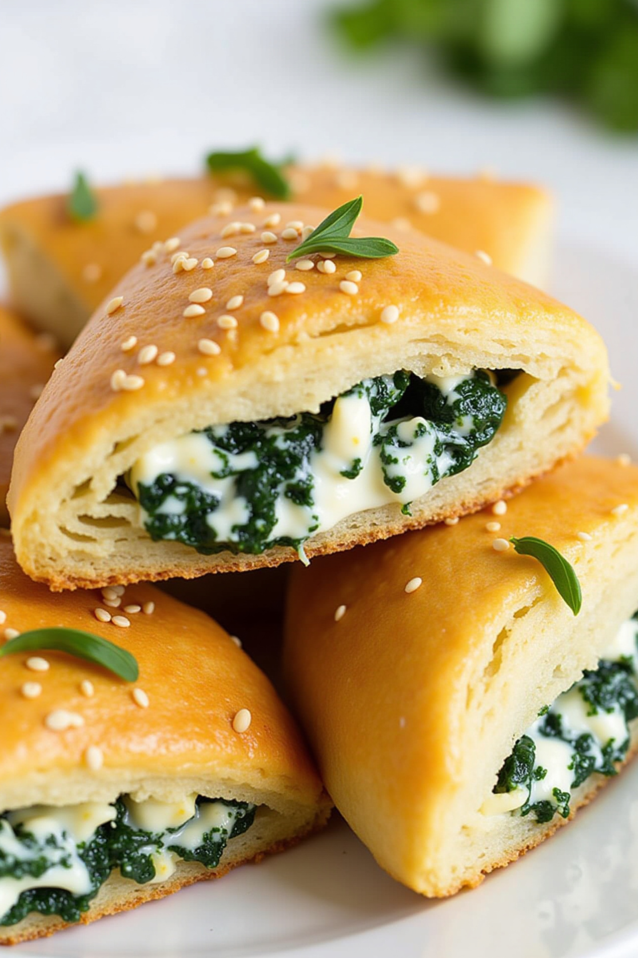 Elegant Bites: Flaky Cottage Cheese & Spinach Puff Pastry Appetizers ...