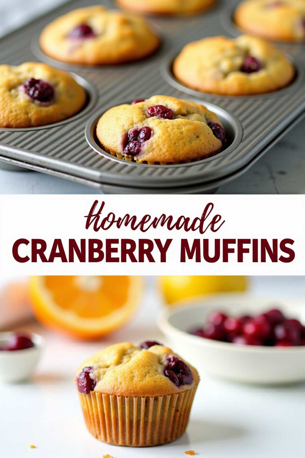 Festive Cranberry Orange Protein Muffins: A Delicious and Nutritious ...